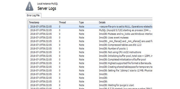 mysql workbench如何查看server logs_360新知