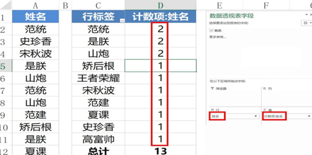 Excel如何分别统计某列重复及不重复数据的个数360新知 