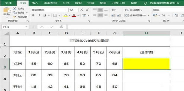 如何在excel中插入迷你折线图呢_360新知