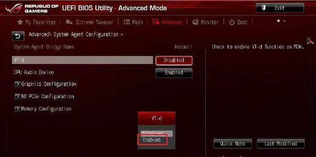 华硕主板BIOS中设置CPU/VT虚拟化技术怎么开启_360新知