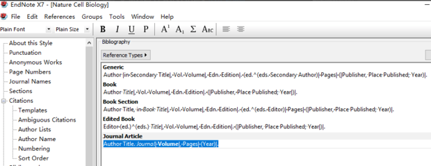 如何用Endnote编辑参考文献格式的styles_360新知