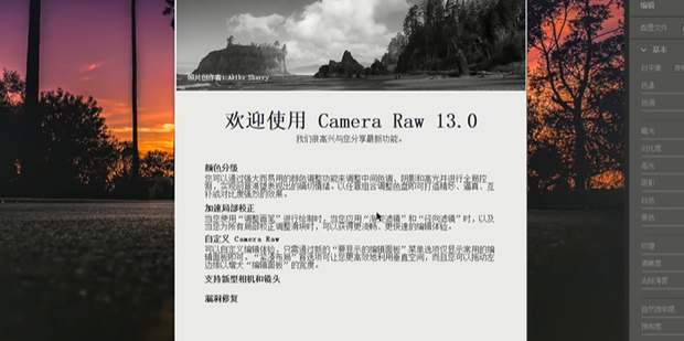 Photoshop里面选择了Camera Raw滤镜后无法操作_360新知