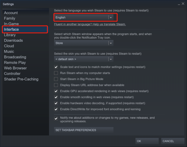 Steam怎么设置成中文360新知