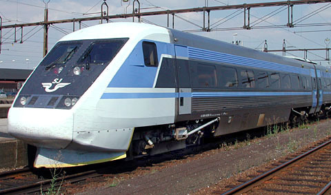 瑞典X2000摆式列车图册_360百科