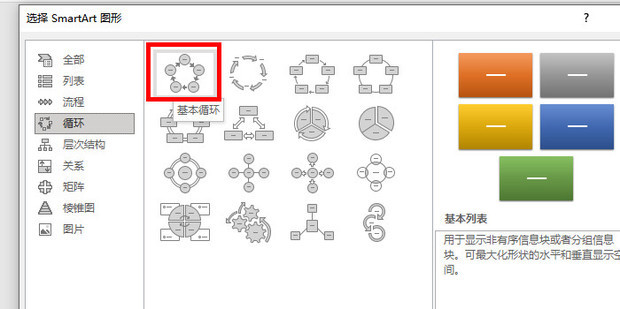 PPT如何创建基本循环的SMARTART图形_360新知