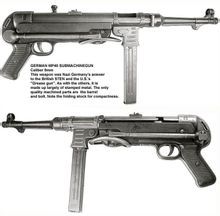 德国MP38式,MP38/40式和MP40式9mm冲锋枪图册_360百科