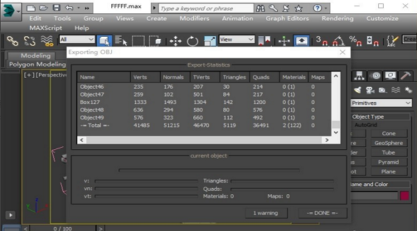 在3DMAX中怎样将模型导出OBJ格式_360新知