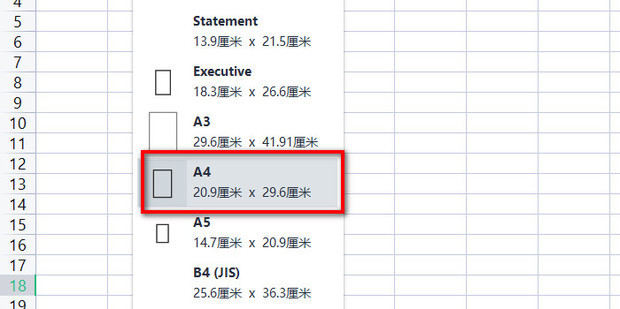 怎样在WPS表格中将纸张大小设置为A4尺寸_360新知
