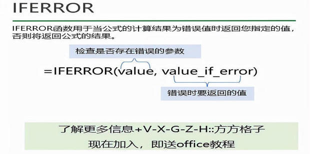 IFERROR 函数怎么用_360新知