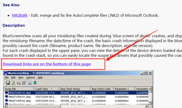 怎样使用BlueScreenView查看电脑蓝屏原因_360新知