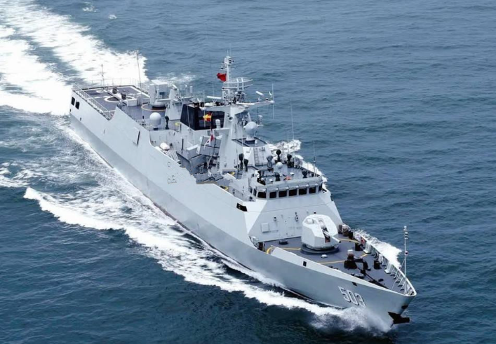 056型护卫舰图册_360百科