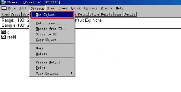 Eviews 7的基本介绍和使用方法（一）_360新知