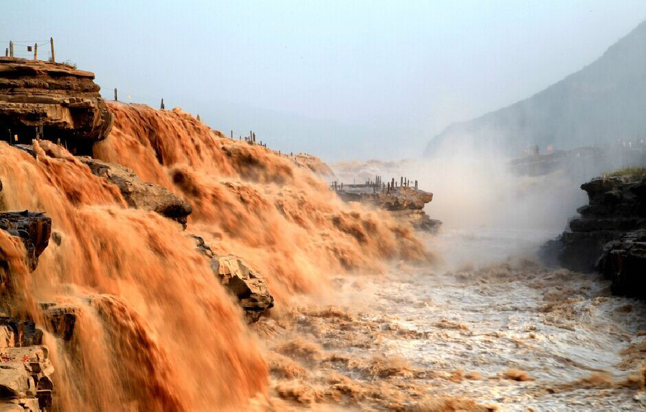 山西临汾壶口瀑布图册_360百科
