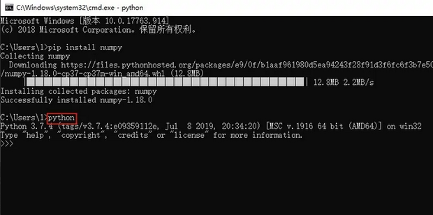 python怎么安装numpy库这个模块的教程_360新知