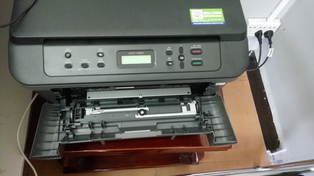 Brother兄弟7080激光打印机提示更换墨粉盒加粉之后清零_360新知