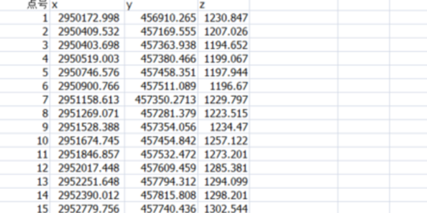 如何将EXCEL数据转换成CASS的DAT格式_360新知