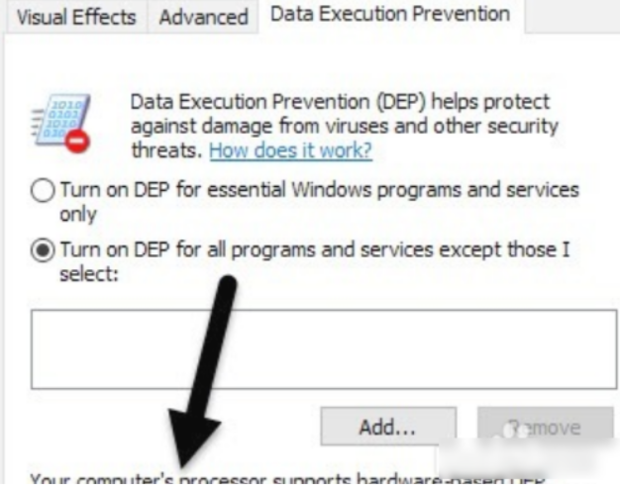 您不能在64位可执行文件上设置DEP属性-处理方法_台式机_360新知