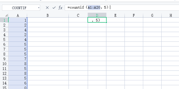 Excel统计物品出现的次数(countif函数)_360新知