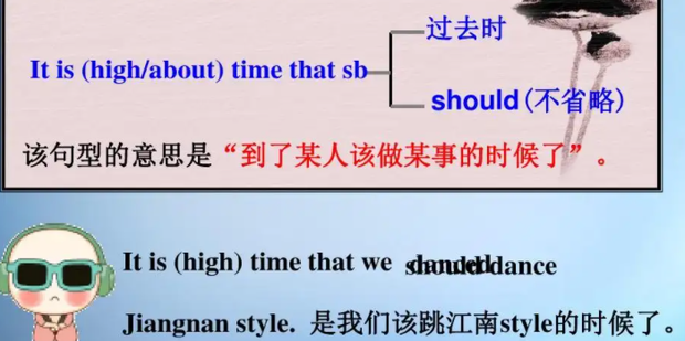 it is high time that用法_360新知