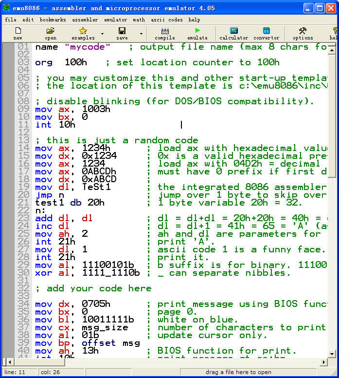 emu8086图册_360百科