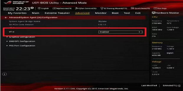 华硕主板BIOS中设置CPU/VT虚拟化技术怎么开启_360新知