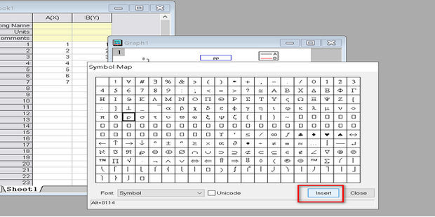 origin里怎么输入希腊字母,特殊字符_360新知