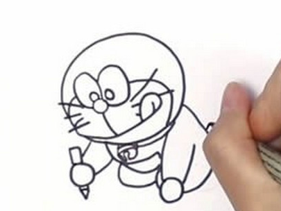 如何画好哆啦A梦的简笔画_360新知