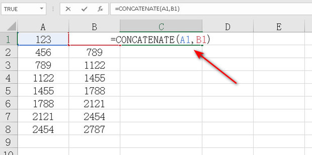 如何在Excel使用Concatenate函数进行字符串拼接_360新知