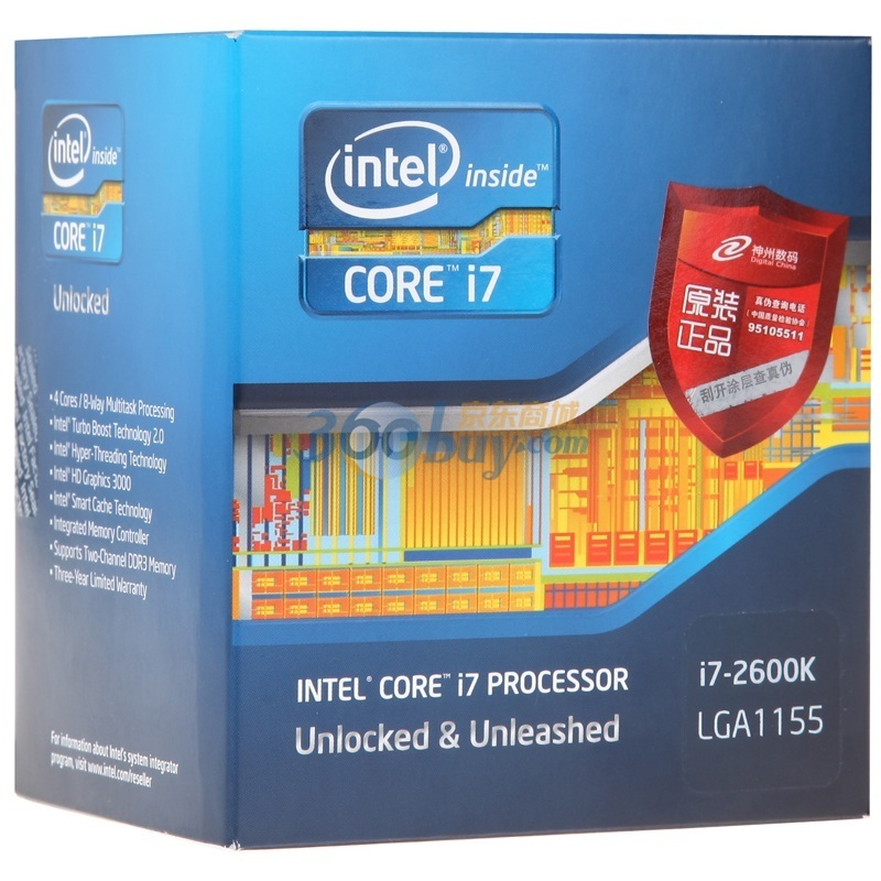 Intel 酷睿i7 2600K图册_360百科
